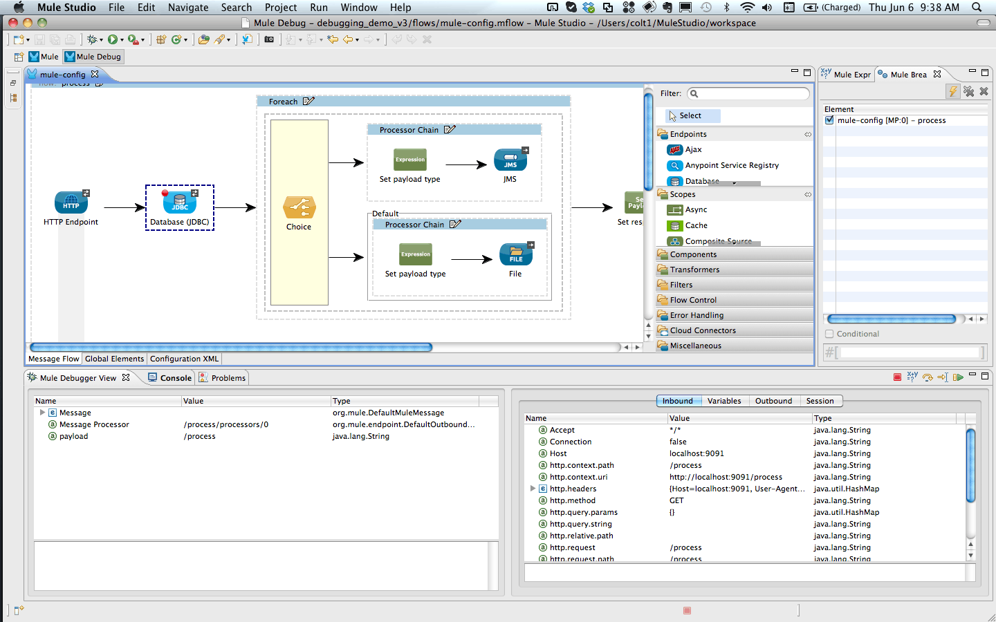 Mule Studio Visual Flow Debugger Walk-through | MuleSoft Blog