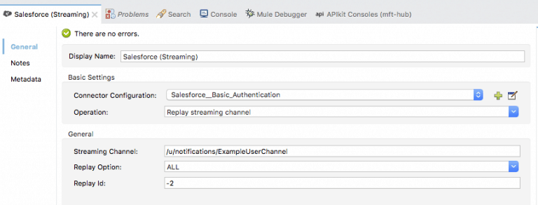 Durable Streaming API with MuleSoft Salesforce Connector | MuleSoft Blog