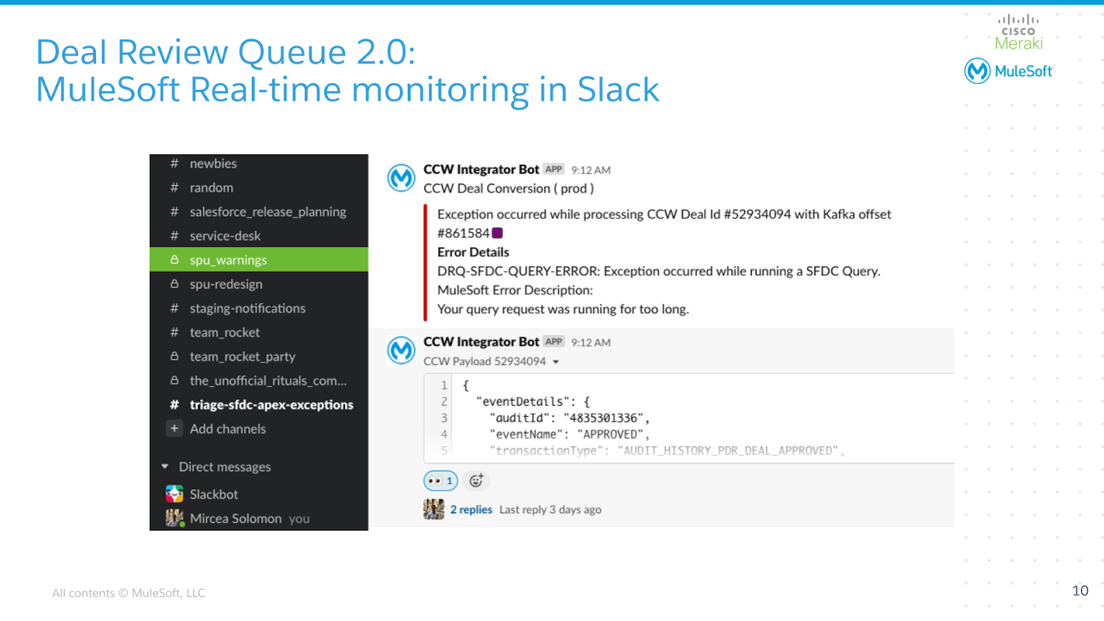 How to supercharge process automation with MuleSoft and Slack