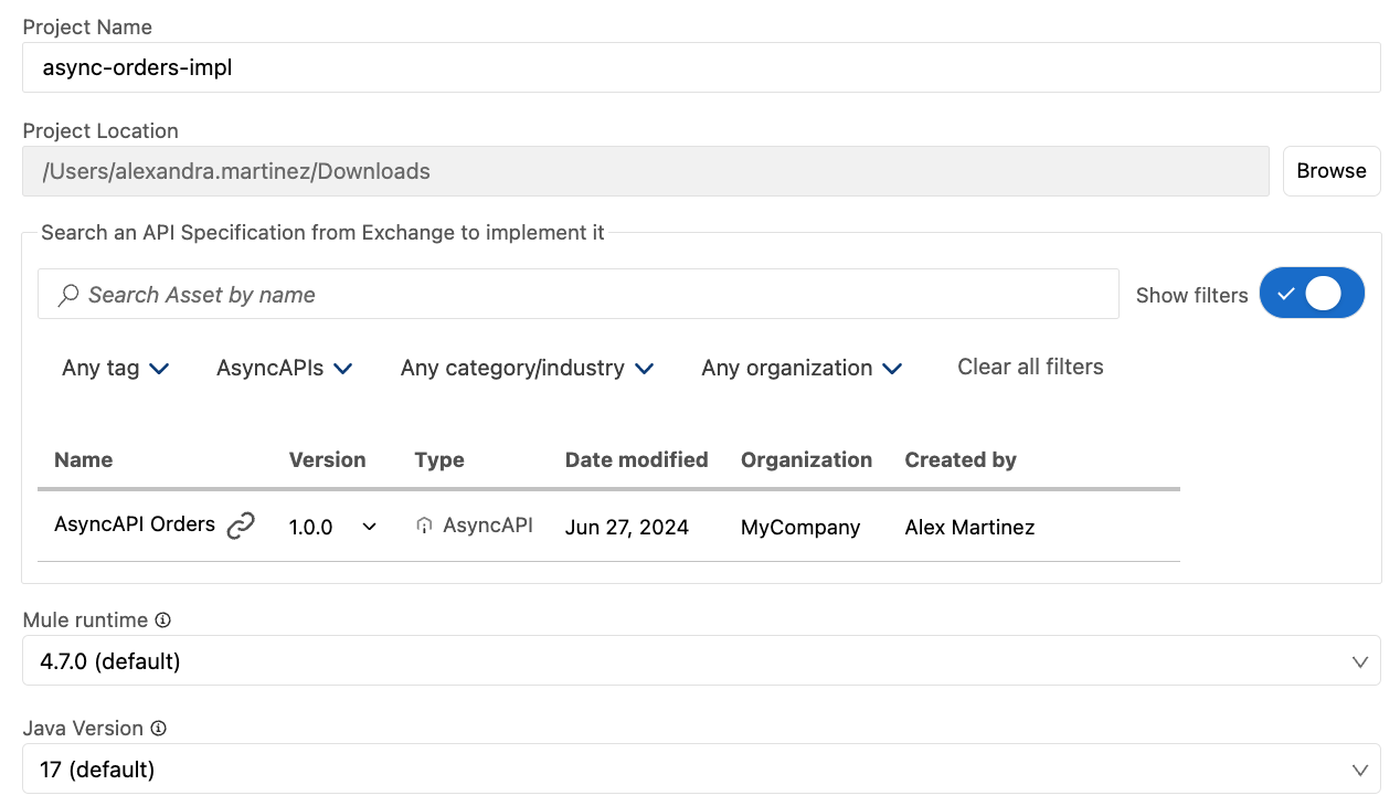 Getting Started With AsyncAPI (Open Beta) in Anypoint Code Builder | MuleSoft Blog