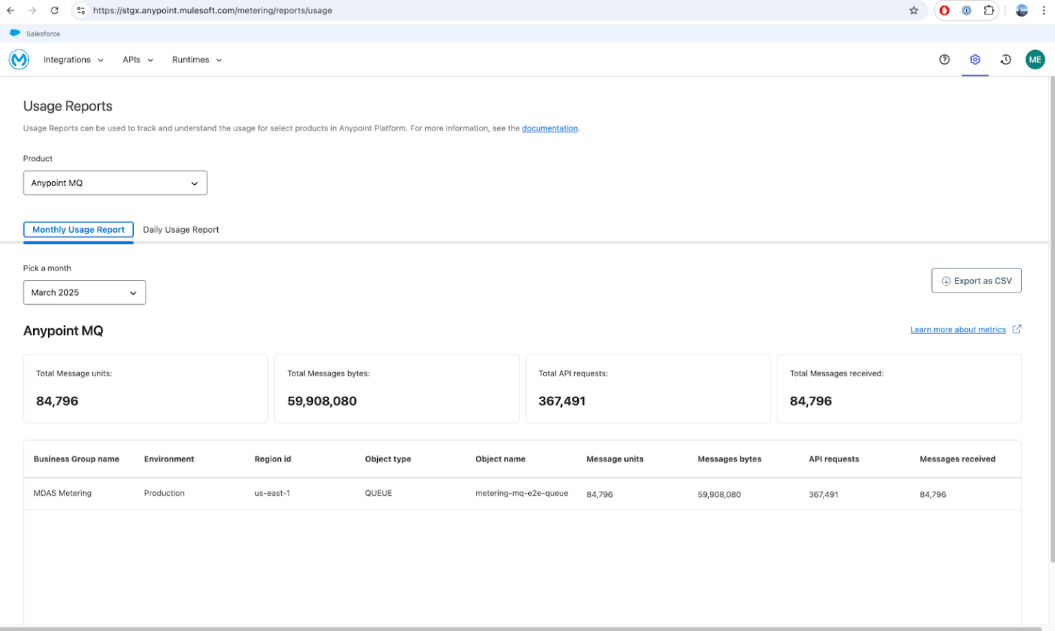 Introducing Anypoint MQ and Object Store V2 in Anypoint Usage Report | MuleSoft Blog