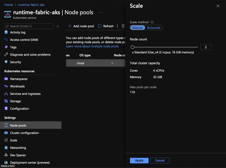 How to Manage Nodes on AKS in Runtime Fabric | MuleSoft Blog